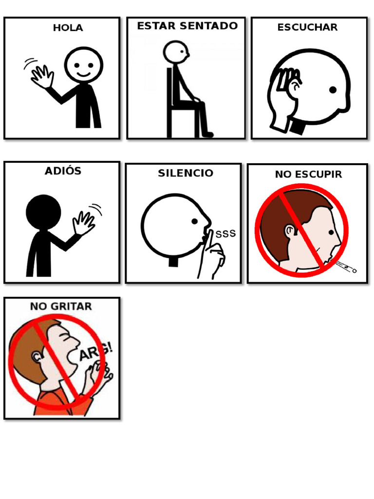 Pictogramas de Aula | PDF