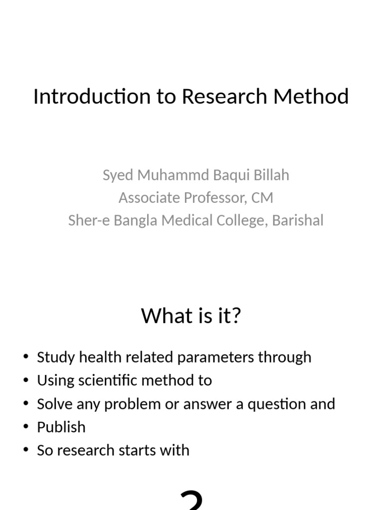 01.-Introduction RM | PDF