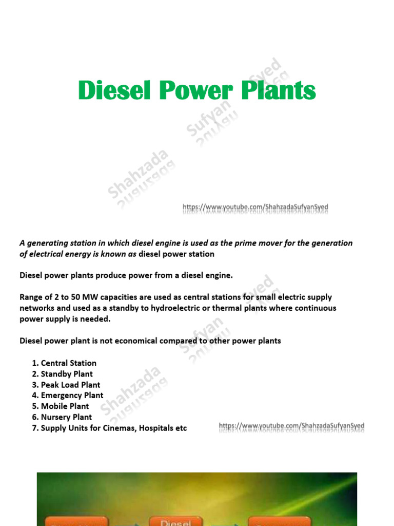 Diesel Power Plants | PDF