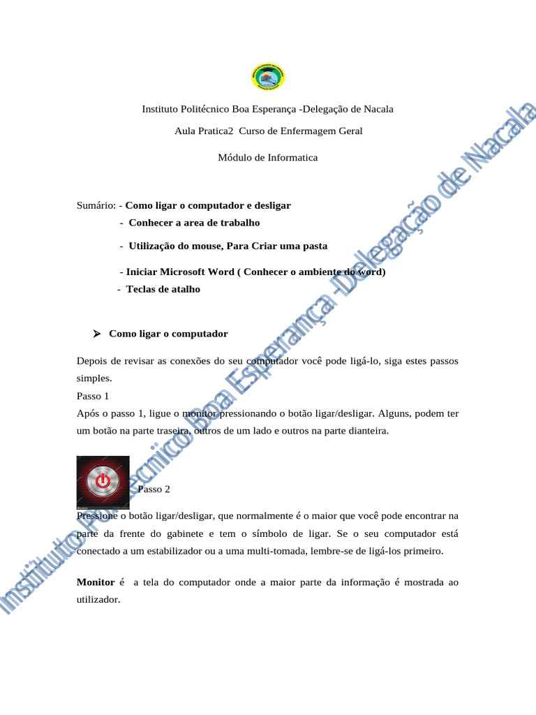 Aula Pratica 1 | PDF