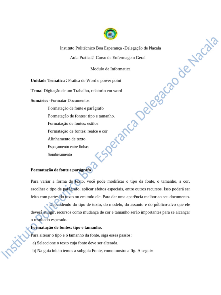 Aulas Praticas 2 | PDF