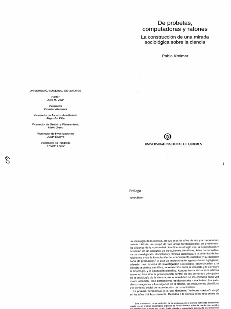 Texto Terry Shinn | PDF