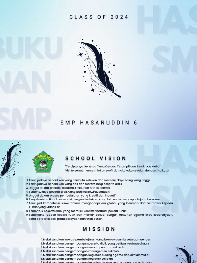 Yearbook - SMP Hasanuddin 6 Semarang - Compressed | PDF
