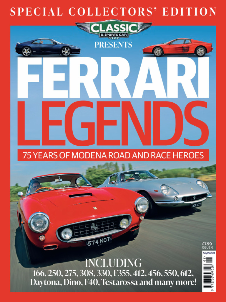 Classic Sports Car Presents I6 Ferrari Legends 2024 | PDF