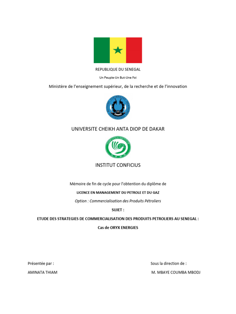 Republique Du Senegal 33 | PDF