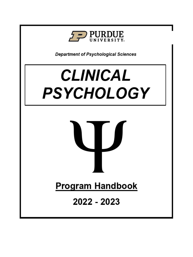 Clinical Psychology Handbook | PDF