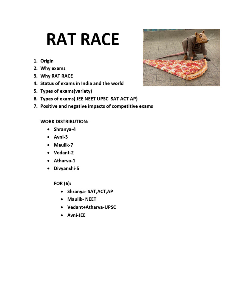 Rat Race | PDF