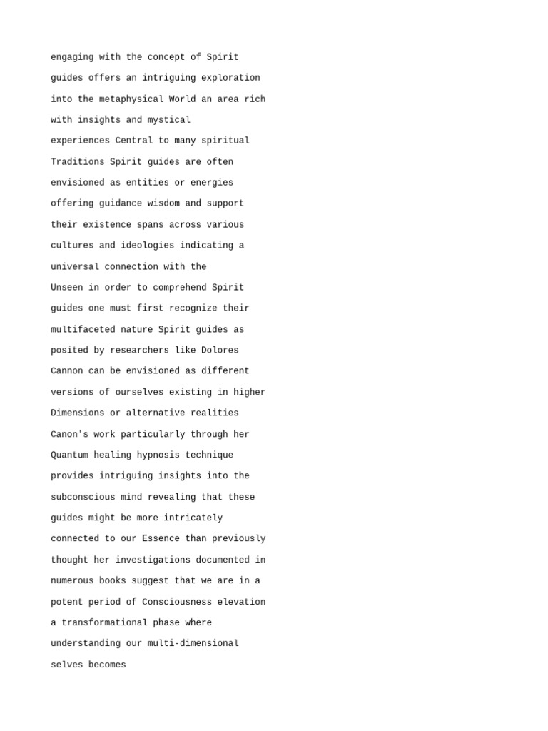 How To Connect With Your Spirit Guides Youtube English Pdf