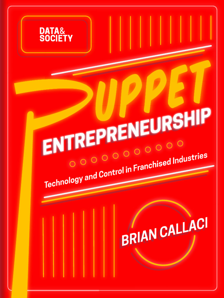 Data Society-Puppet Entrepreneurship | PDF | Franchising | Employment