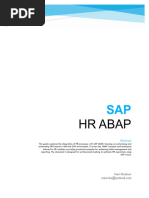 Key SAP HR Tables Overview | PDF | Human Resource Management | Payroll