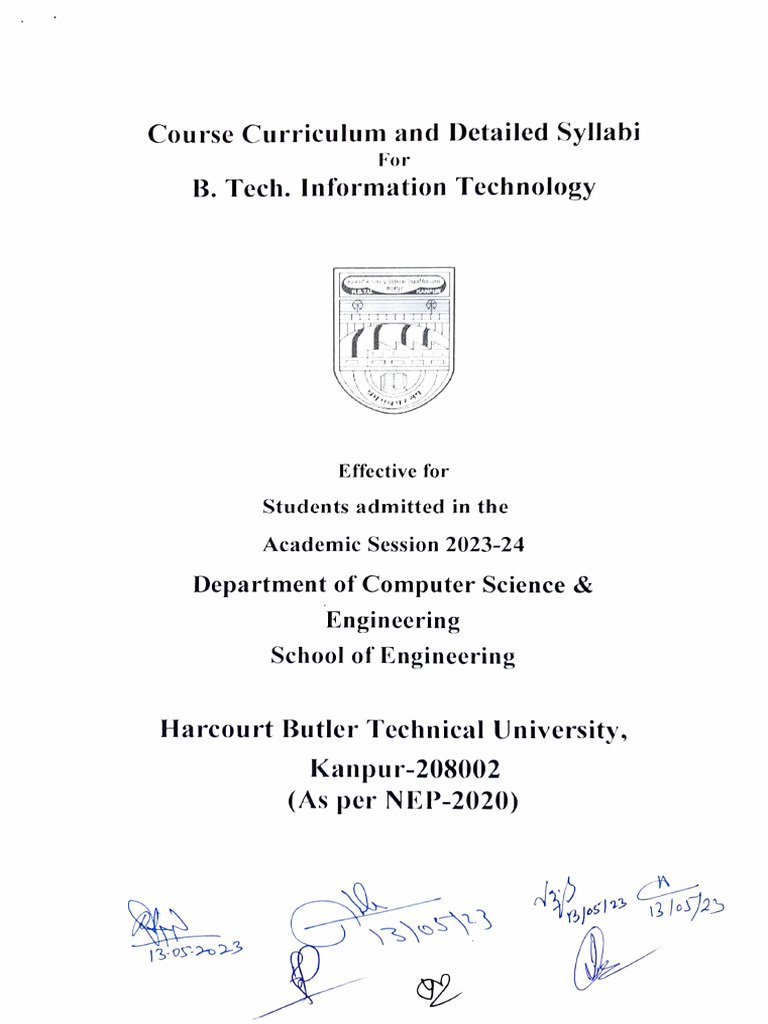 B.Tech-IT Syllabus 23-24 Nep | PDF