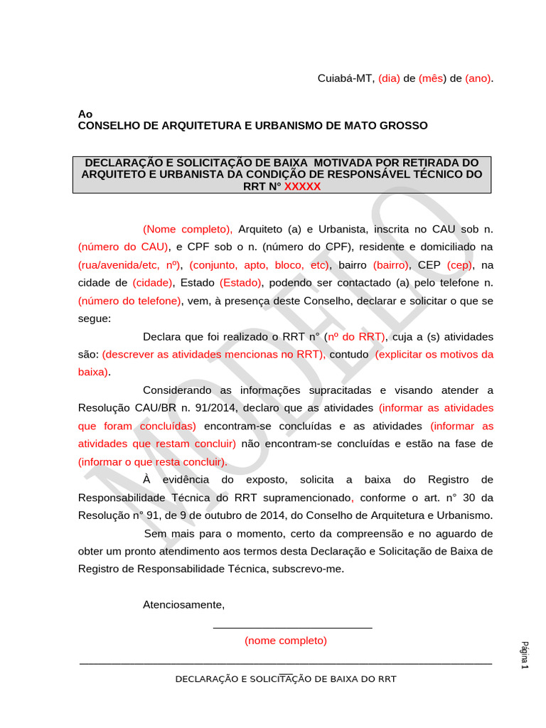 DECLARAÇÃO-E-SOLICITAÇÃO-DE-BAIXA-MOTIVADA-POR-RETIRADA-DO-ARQUITETO-E ...