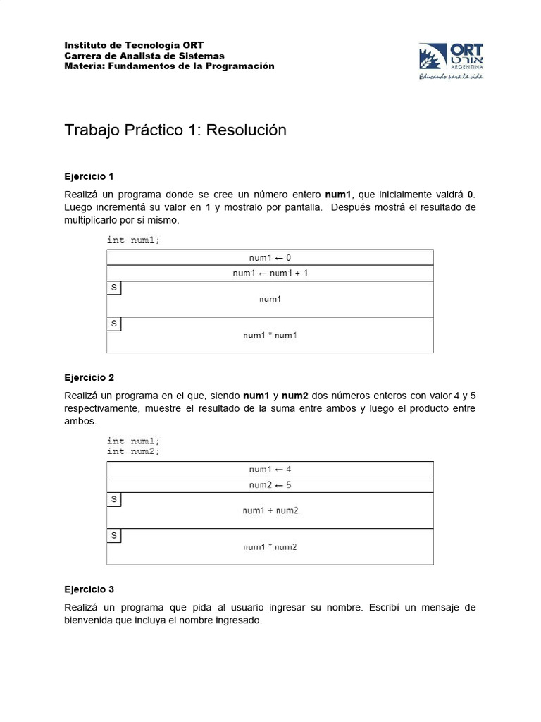 FP TP1 Resolucion | PDF
