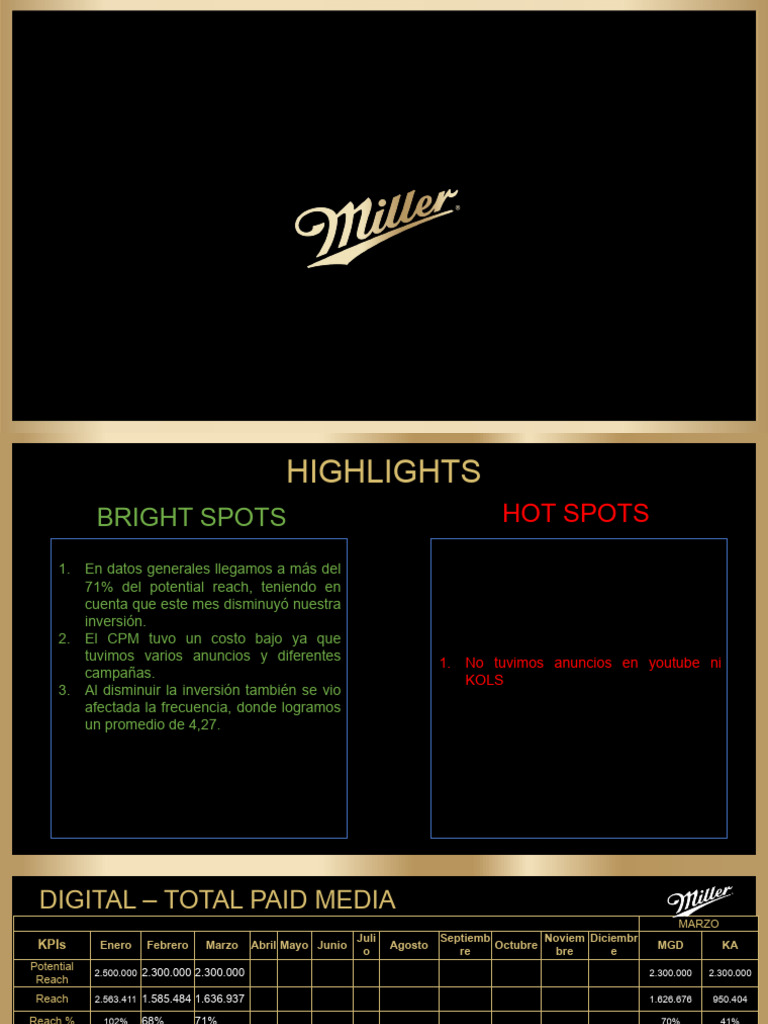 Monthly Report Digital MGD - MARZO - 2024 | PDF