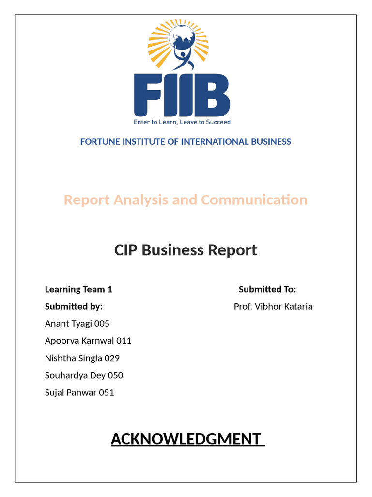 Learning Team 1 - RAC Report | PDF | Marketing | Career & Growth