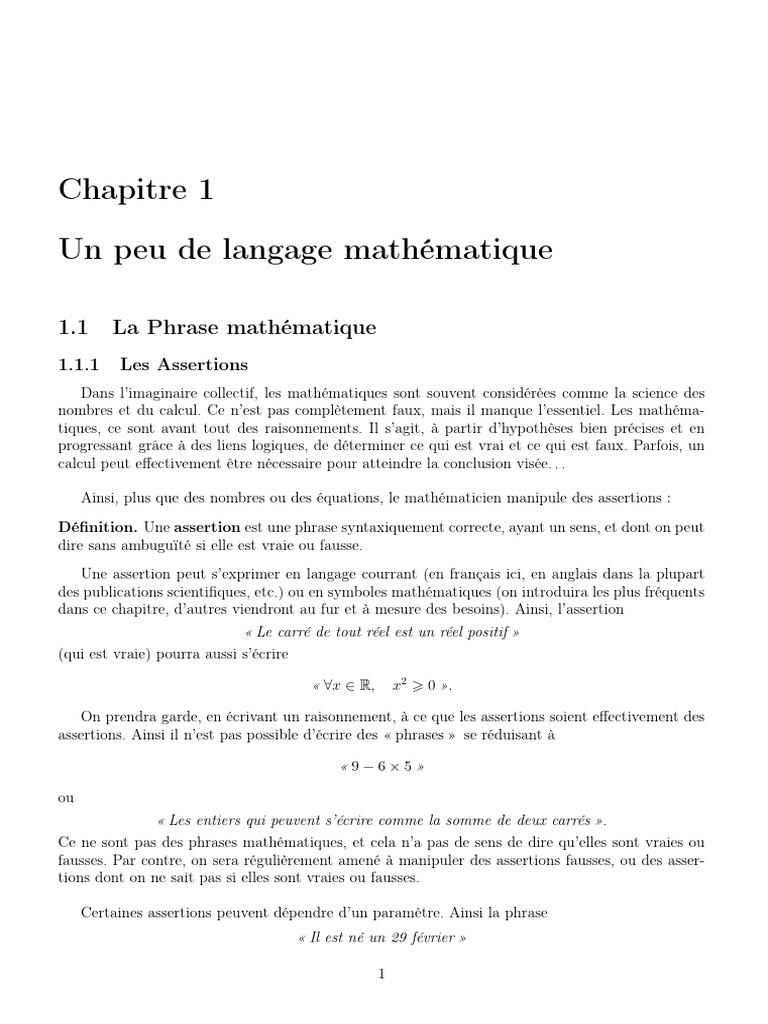 Logique Math | PDF