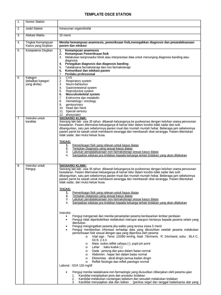 Intoksikasi Organofosfat | PDF