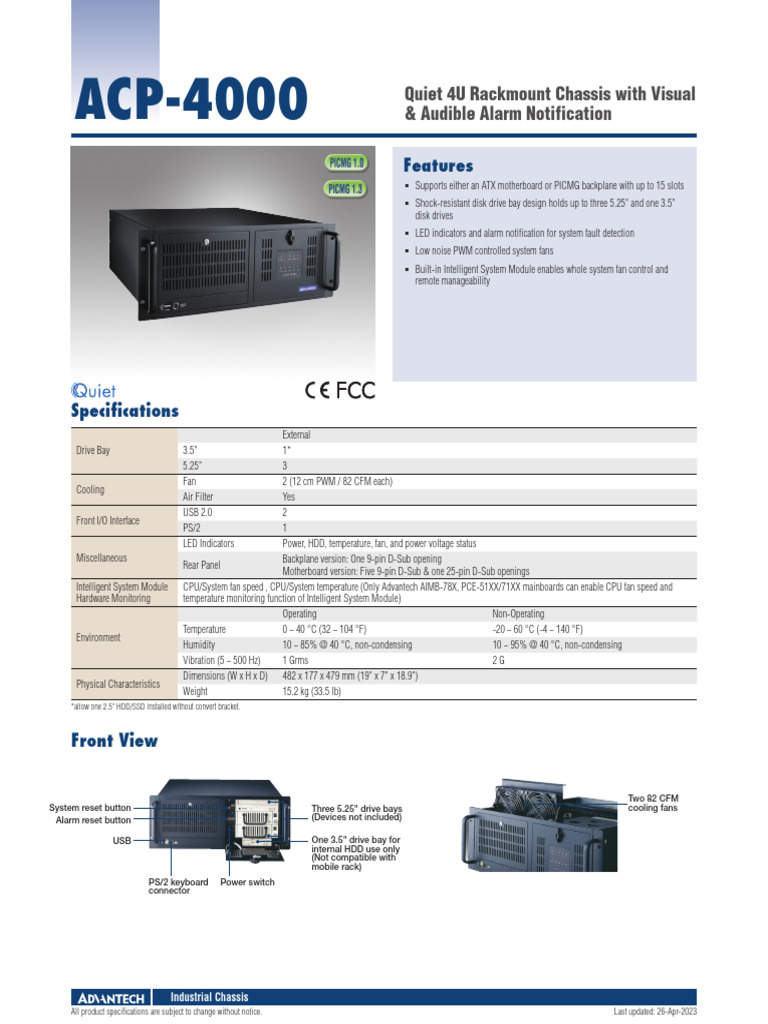 Acp-4000 DS (042623) | PDF
