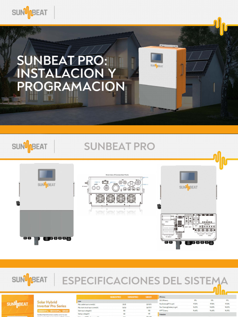 SunBeat Pro Instalacion y Programacion PDF | PDF