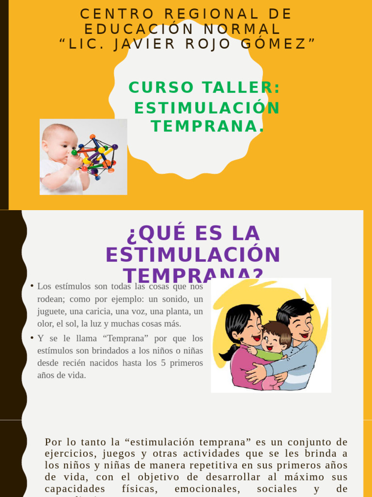 Estimulación Temprana | PDF