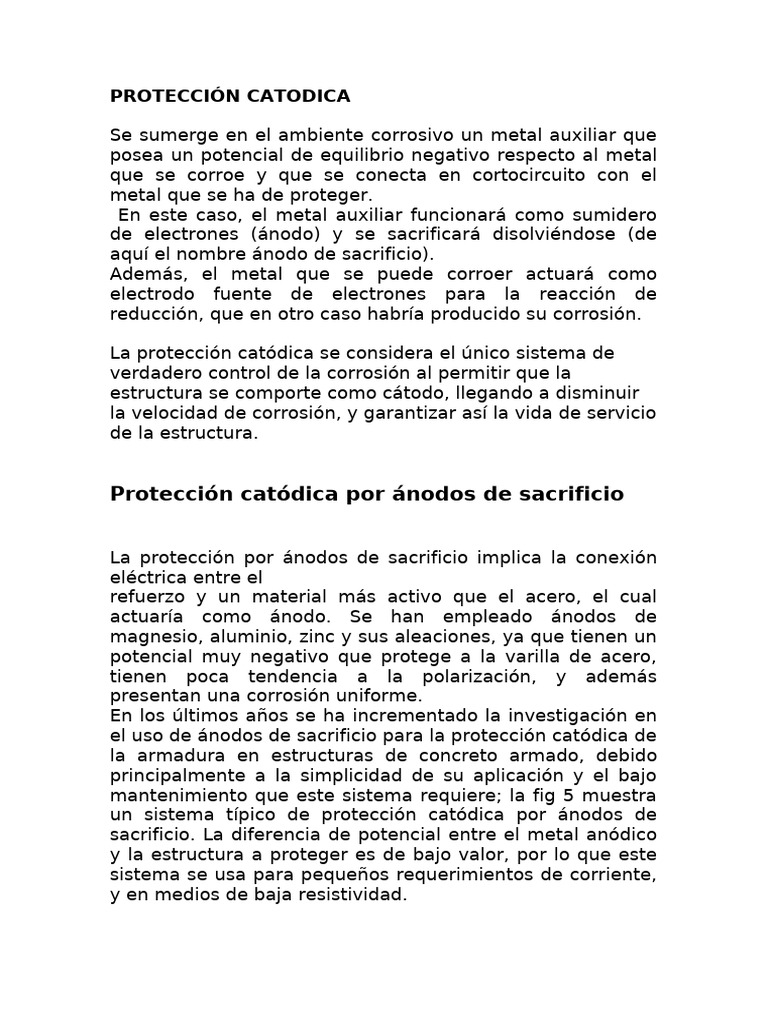 Protección Catodica Yaya y Adri | PDF