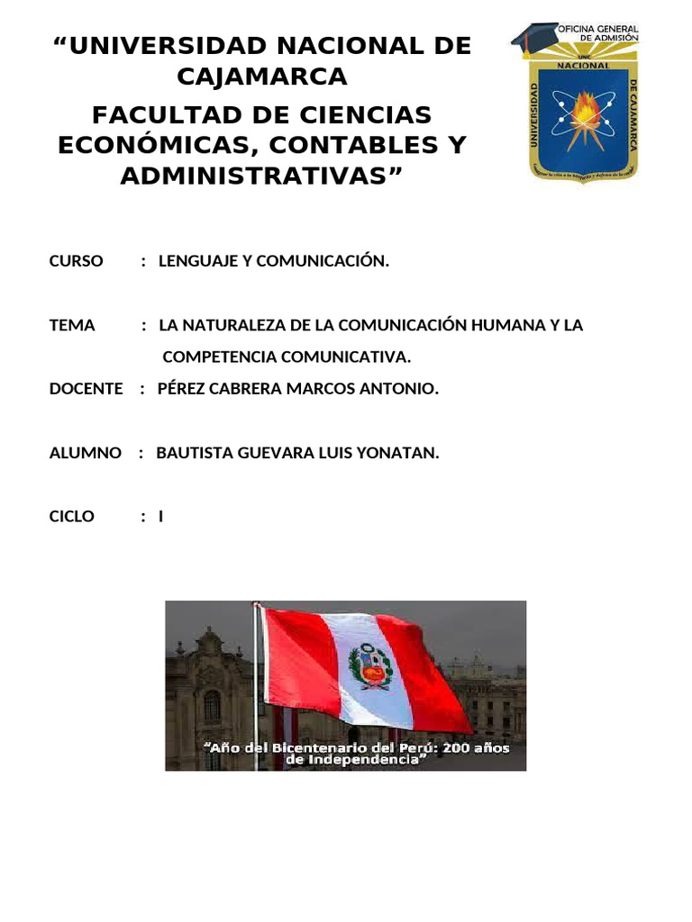 Trabajo de Lenguaje y Comunicacion. | PDF Trabajo de Lenguaje y Comunicacion. | PDF