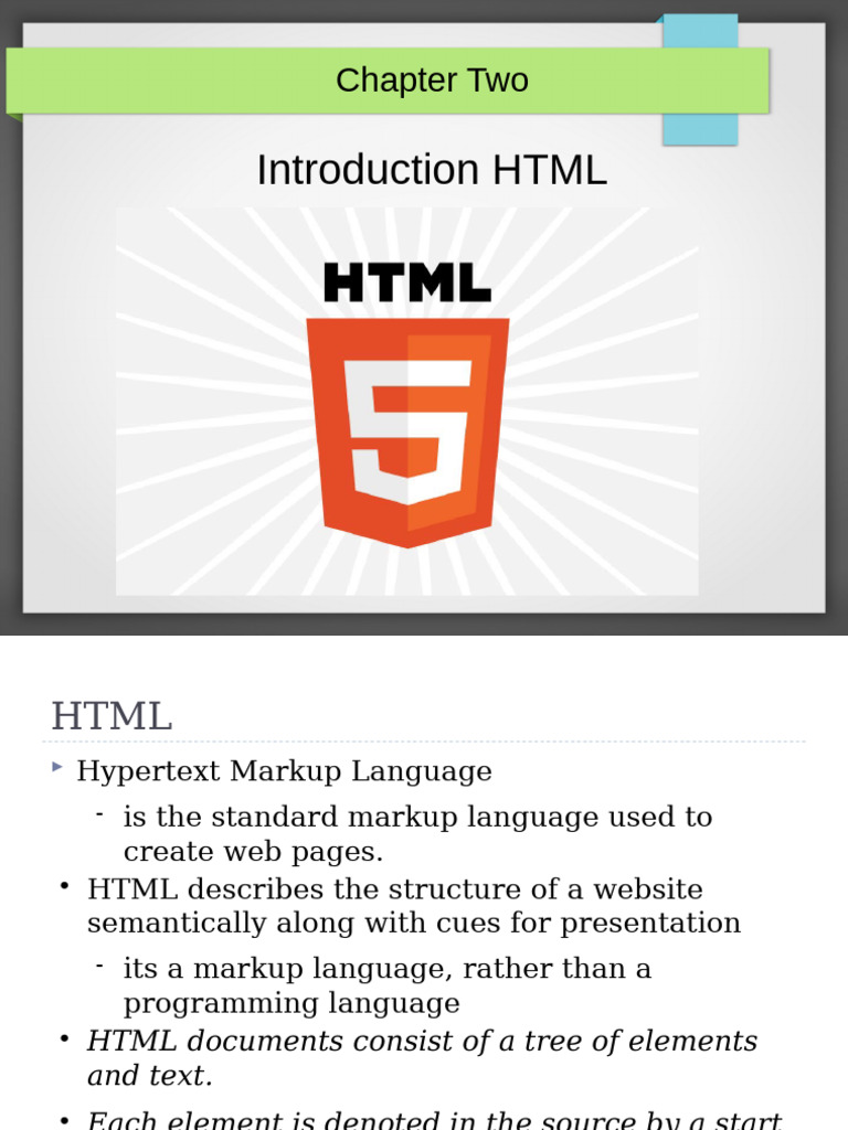 Chapter 2 & 3 - HTML and CSS | PDF