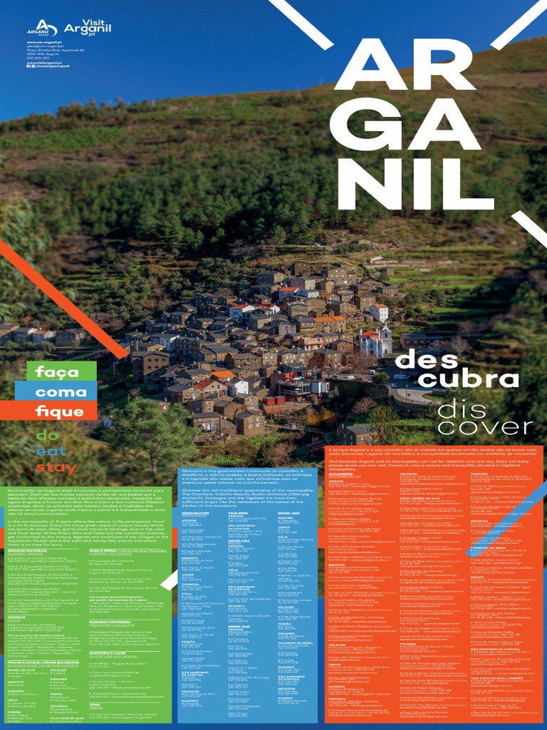 Mapa Arganil Venha Conhecer | PDF