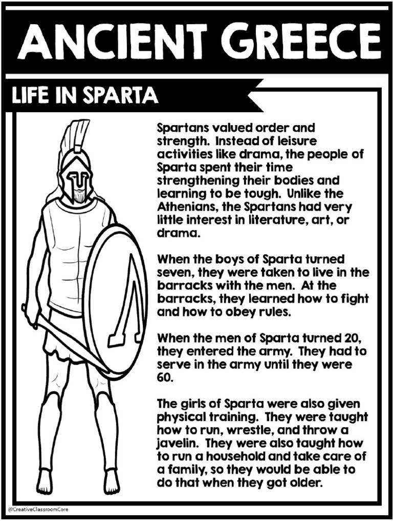 Life In Sparta | PDF