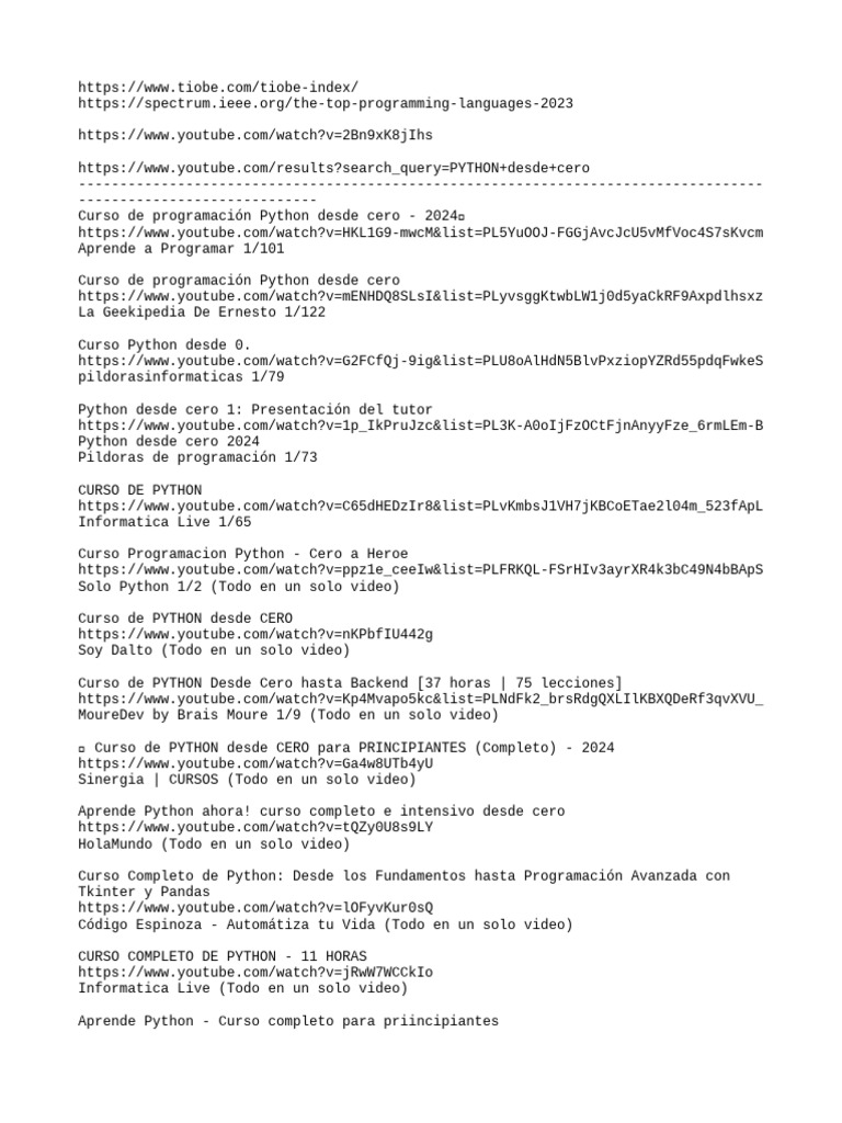 Aprende PYTHON | PDF