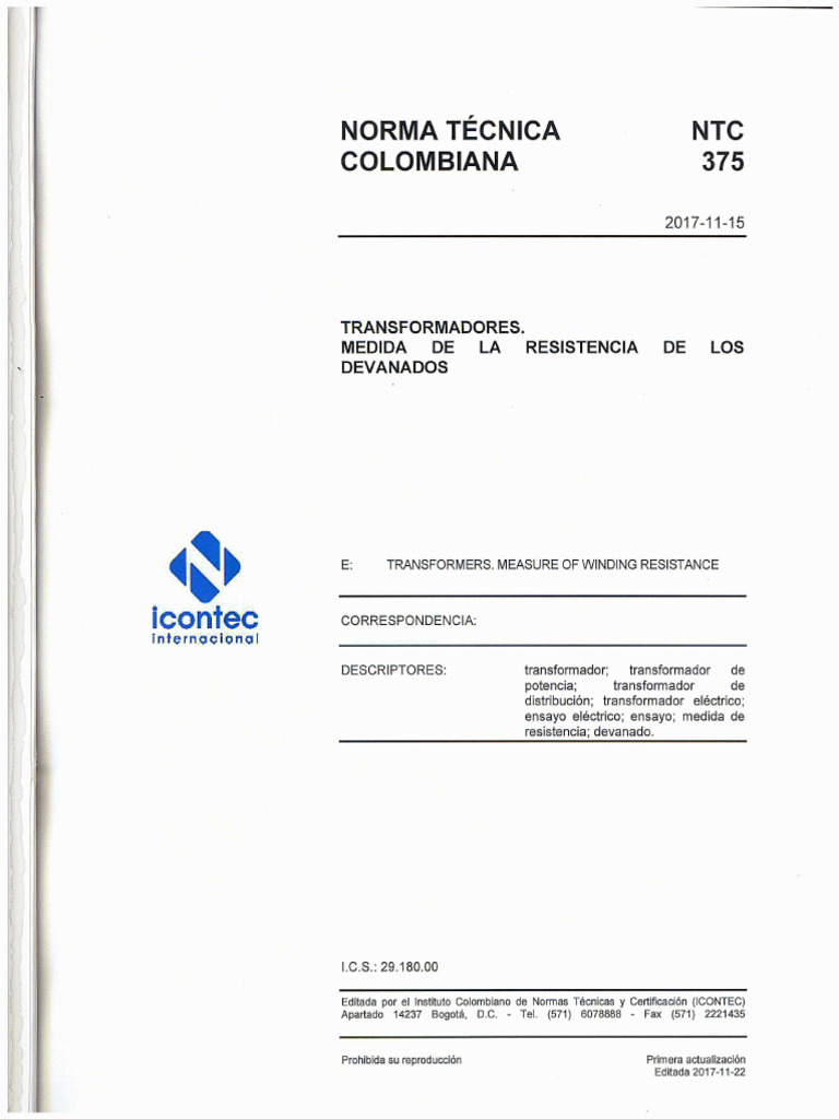 NTC 375 2017 | PDF