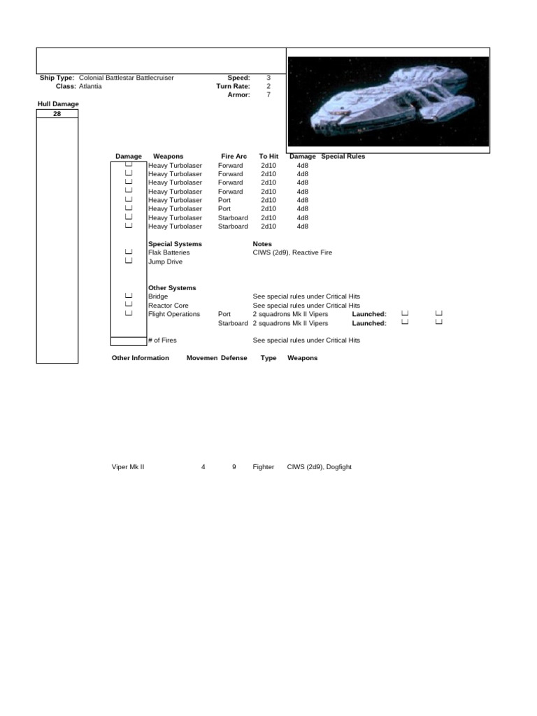 Ship Data Sheets | PDF
