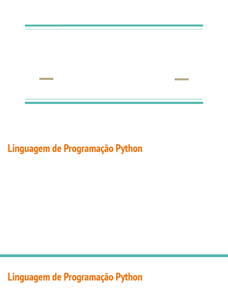 Aula1 - Introdução Ao Python | PDF