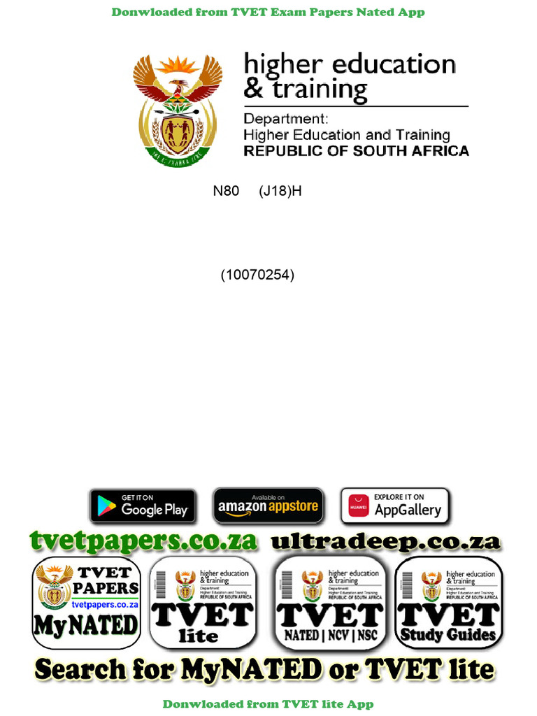 n80 - Catering Theory and Practical n4 QP June 2018 | PDF