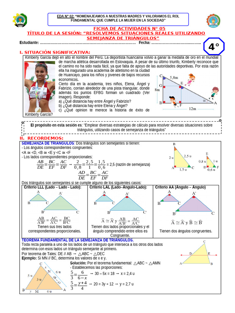 Ficha 5 - 4to - Eda2 | PDF