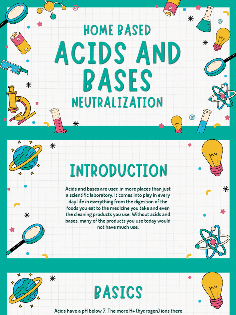 Acids and Bases Neutralization by Joshikha Pachiappan | PDF