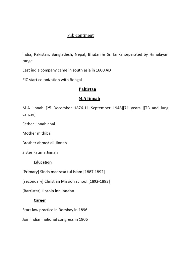 Who Was The First President of The Constituent Assembly of Pakistan | PDF