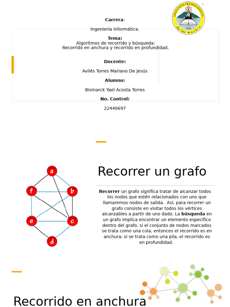 Algoritmos de Recorrido y Búsqueda | PDF