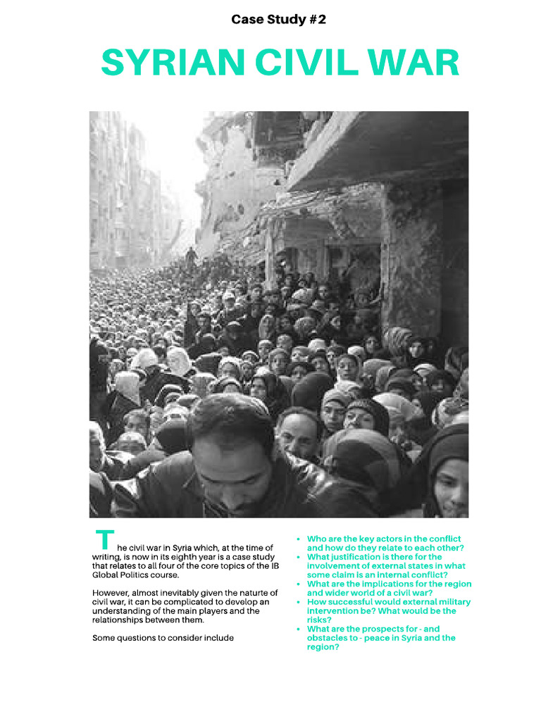 Syrian Civil War Case Study | PDF