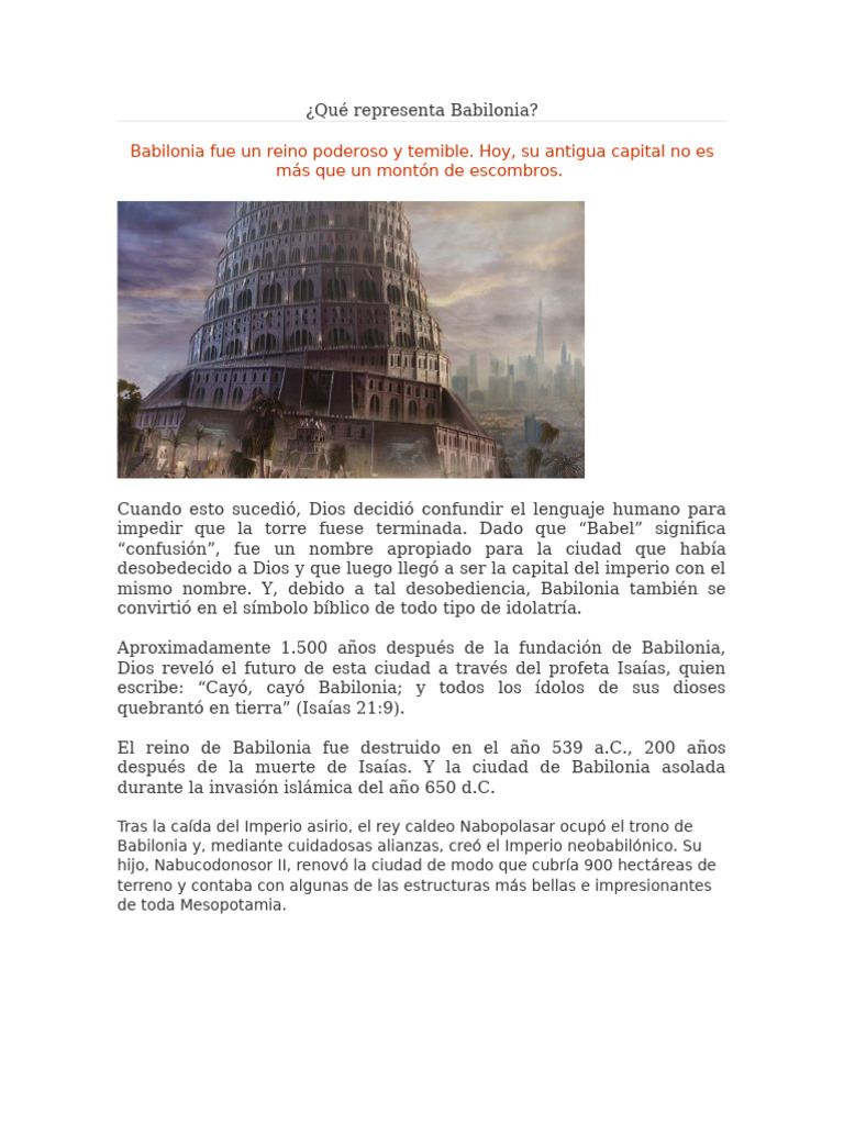 Babilonia Pdf