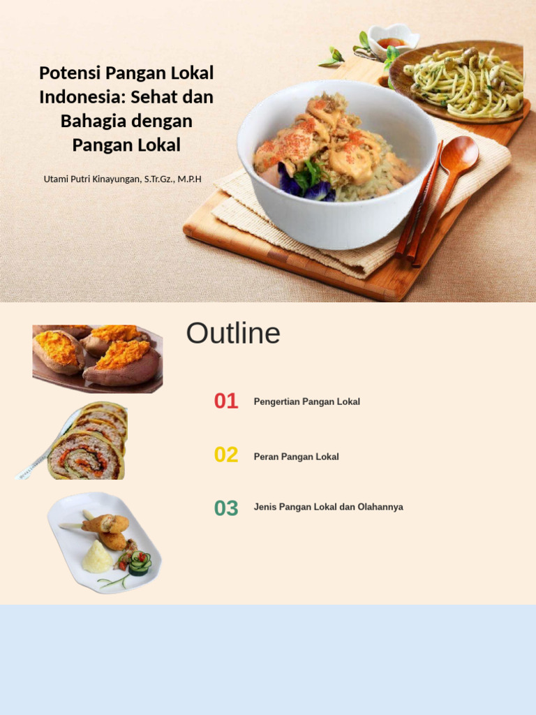 Materi Semnas Potensi Pangan Lokal | PDF