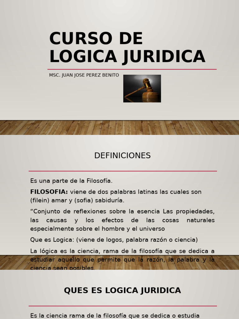 Clase Dos Logica Juridica | PDF