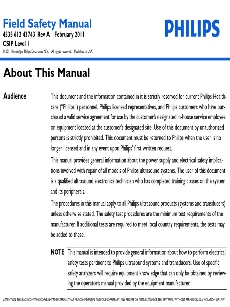 Field Safety Manual | PDF