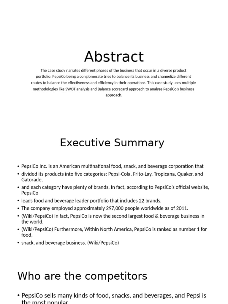Pepsico | PDF
