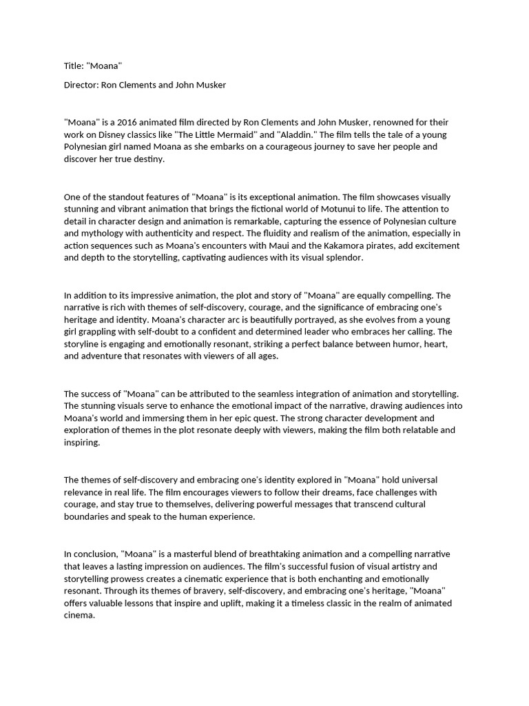 Tautala Film Review | PDF