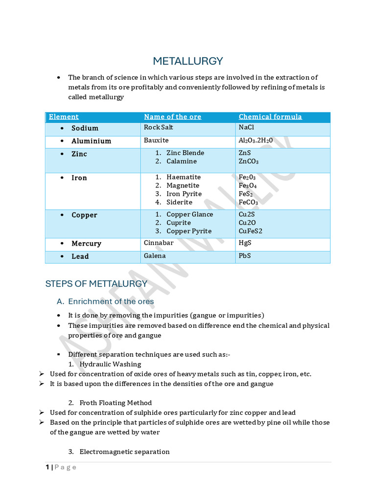 METALLURGY | PDF