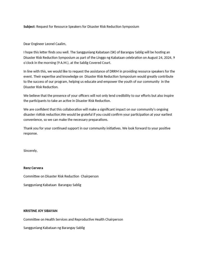 Communication Letter | PDF | Social Science