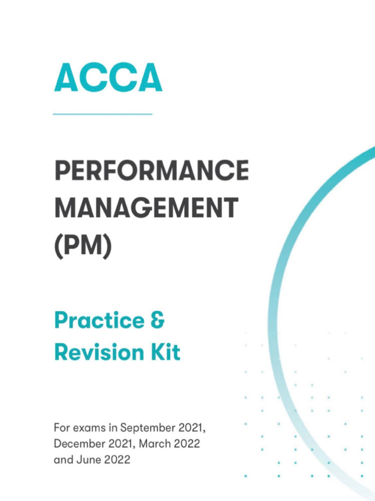 BPP PM Exam Kit | PDF