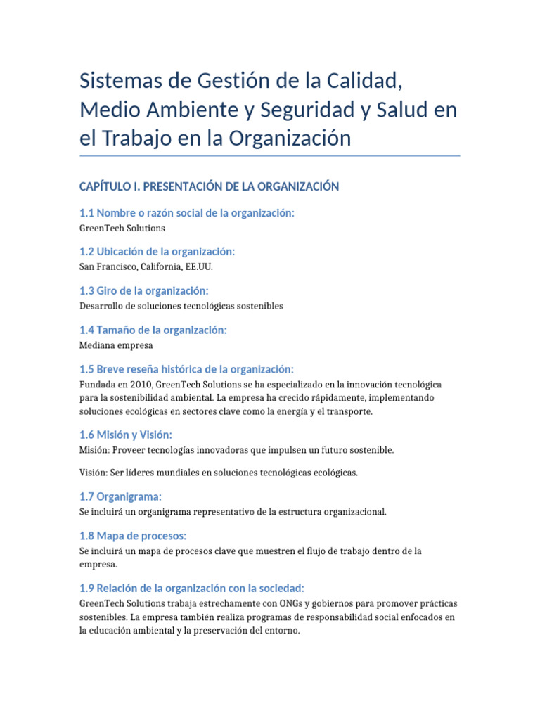 GreenTech Solutions SGC | PDF