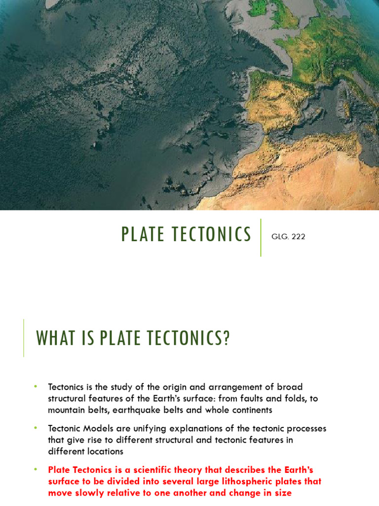 Plate Tectonics | PDF